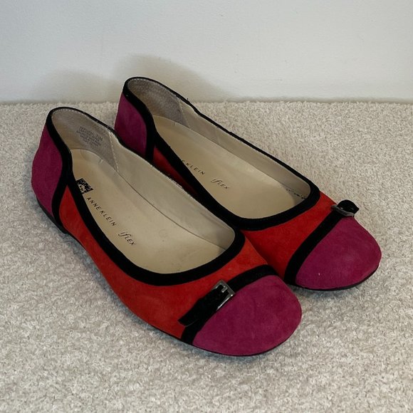 Anne Klein | Shoes | Anne Klein Iflex Plural Colorblock Slip On Ballet ...